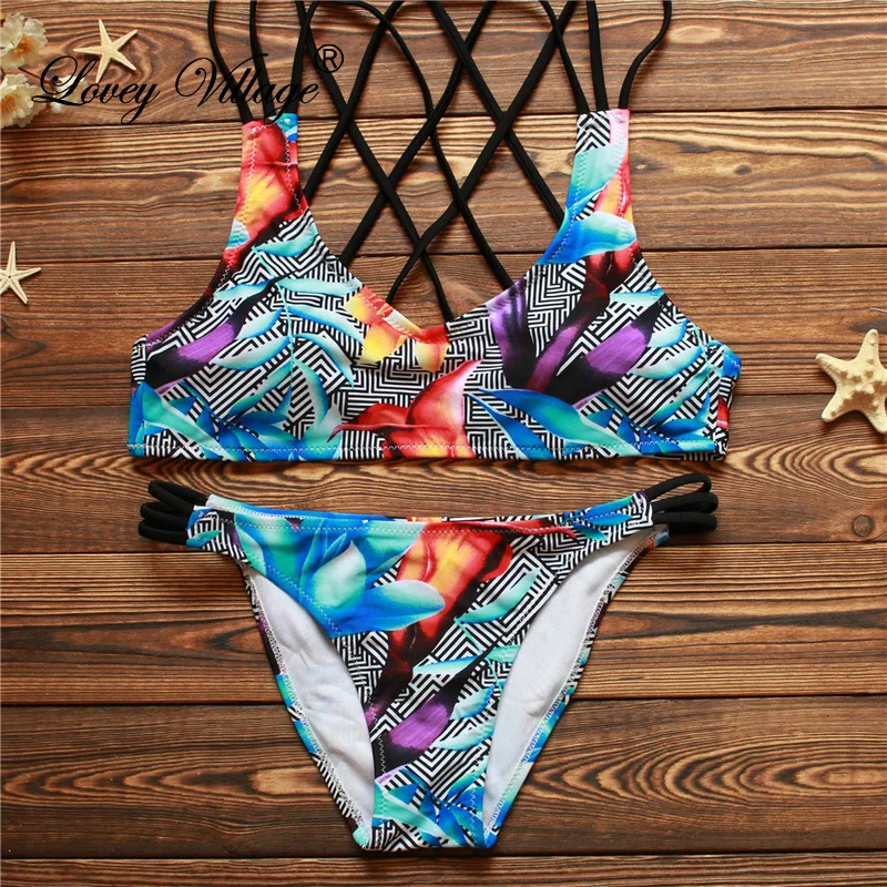 2017 Cut Out Summer Tankini Micro Bikini Mini Swimwear Sexy Beach ...