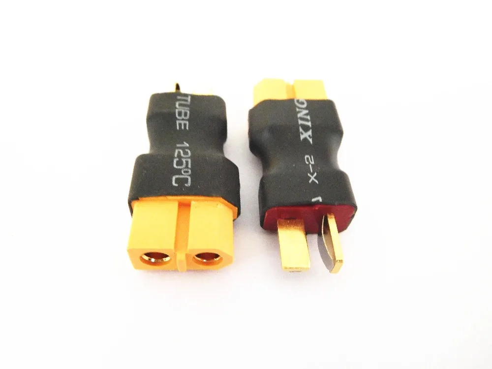 50PCS Female XT60 to Male Deans Connector T-Plug No Wires Adapter