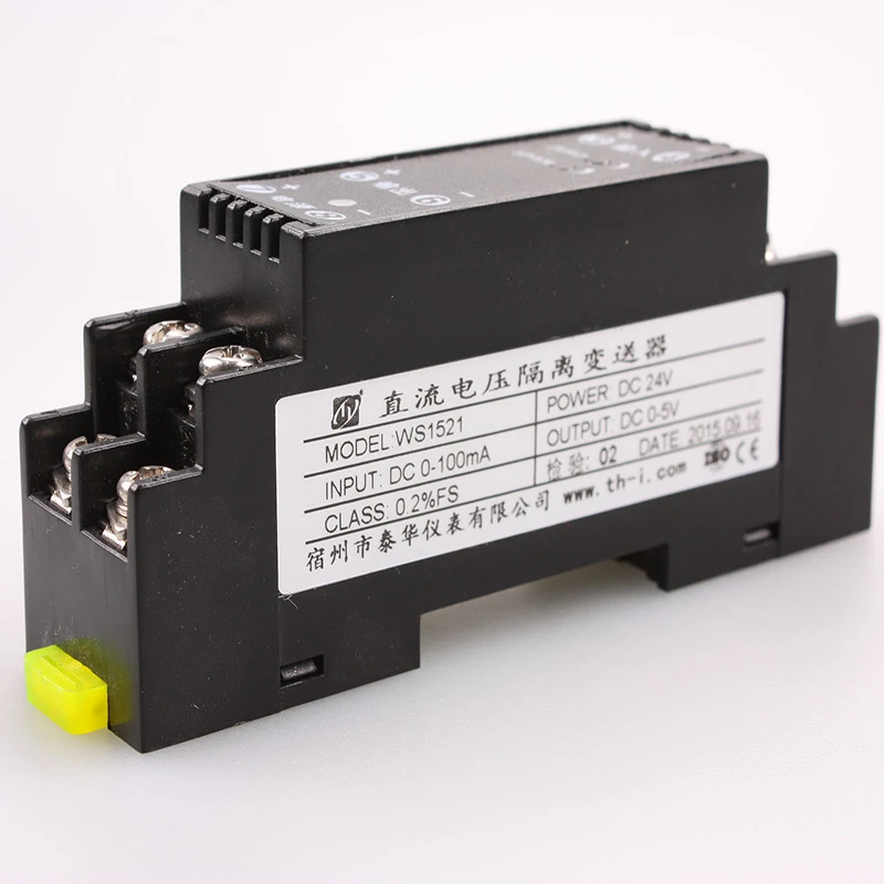 Dc Voltage Current Converter Single Input And Output 0-10v 4-20ma Signal Transducer Isolation ...