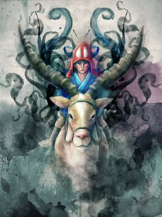Princess Mononoke Ashitaka Fan Art