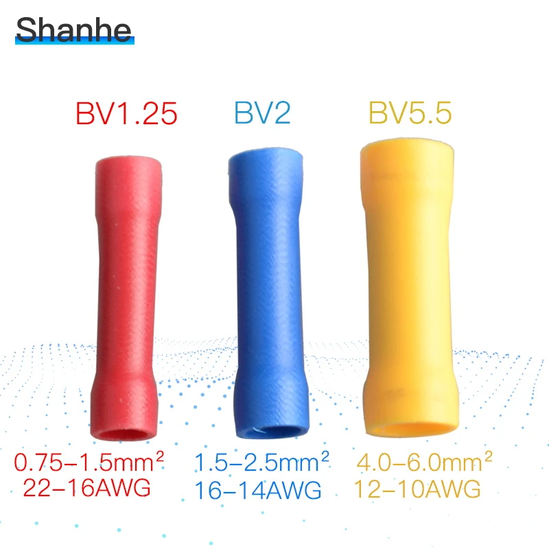 Bv1.25 Full Insulating Wire Connector Wire Connector Butt Connectors ...