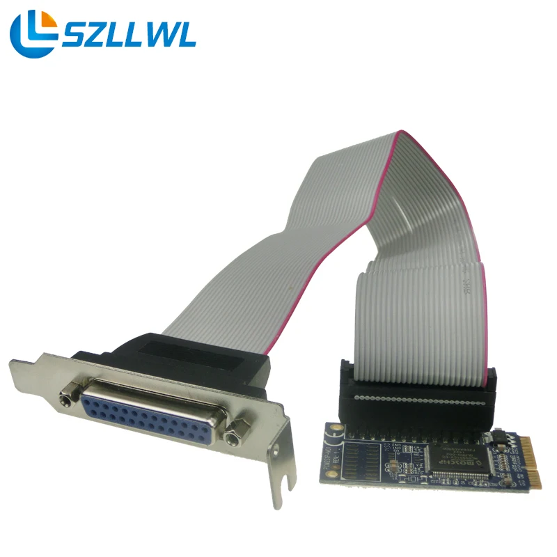 Mini size PCI E to 25Pin parallel port LPT 1 Port express adapters card ...