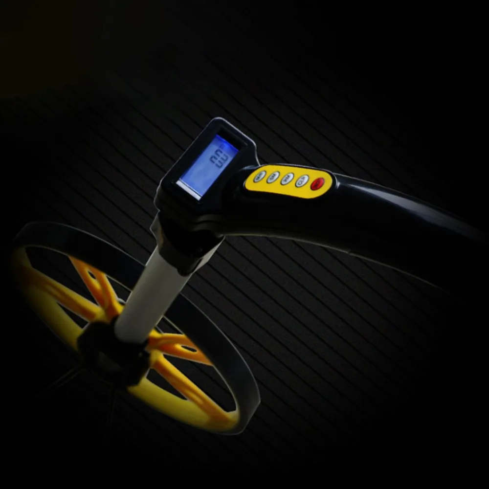 Digital measuring wheel distance meter rangefinder walk Foldable Single ...