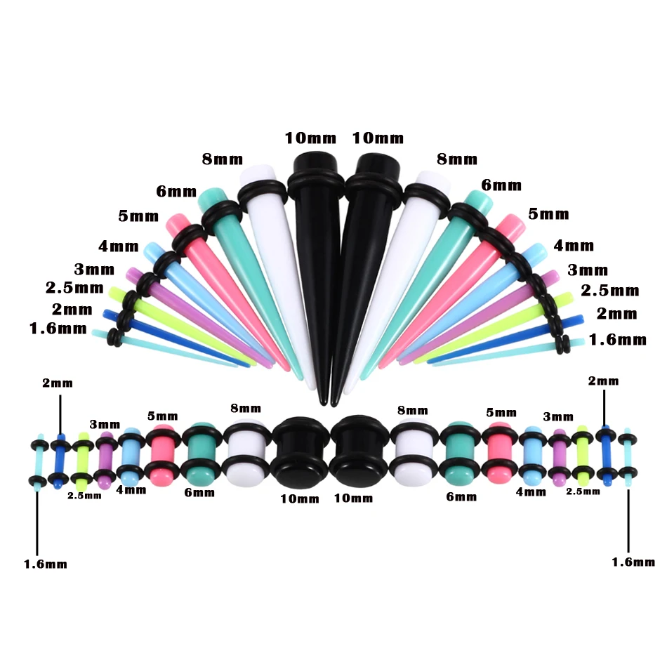Tapers And Plugs Size Chart