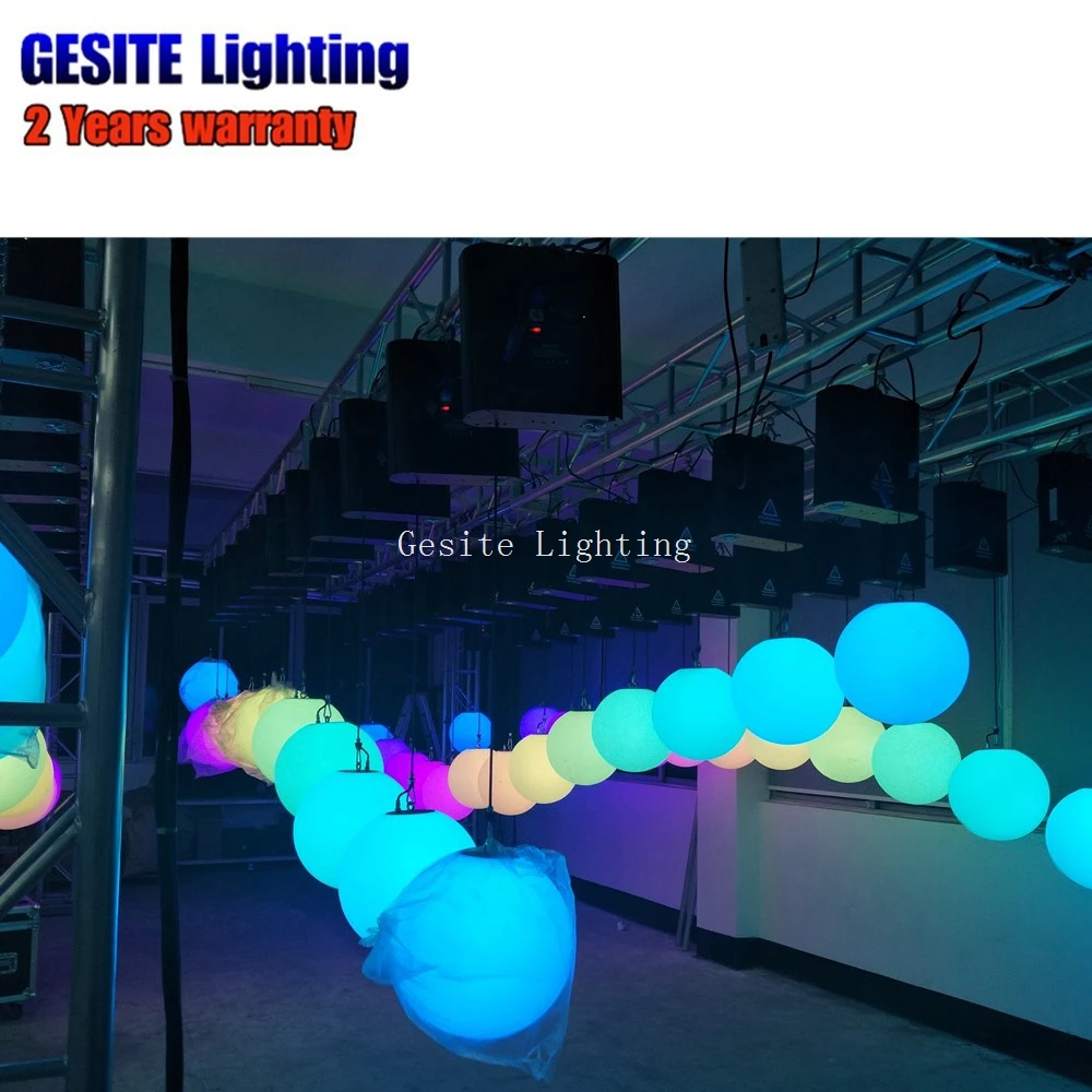 Dmx Control Winch And Kinetic System Rgb Led Lifting Ball - Stage ...