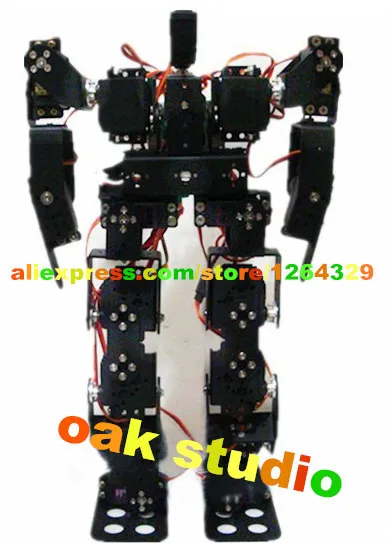 17 Dof Humanoid Biped Walking Robotaluminum Alloy Brackethigh Torque Servo For Diy Robotdemo 