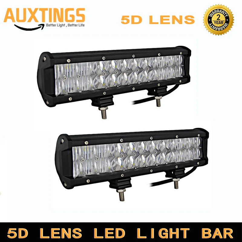 2pcs 120w led light bar 5d lens offroad led light bar 12v 24v suv atv ...