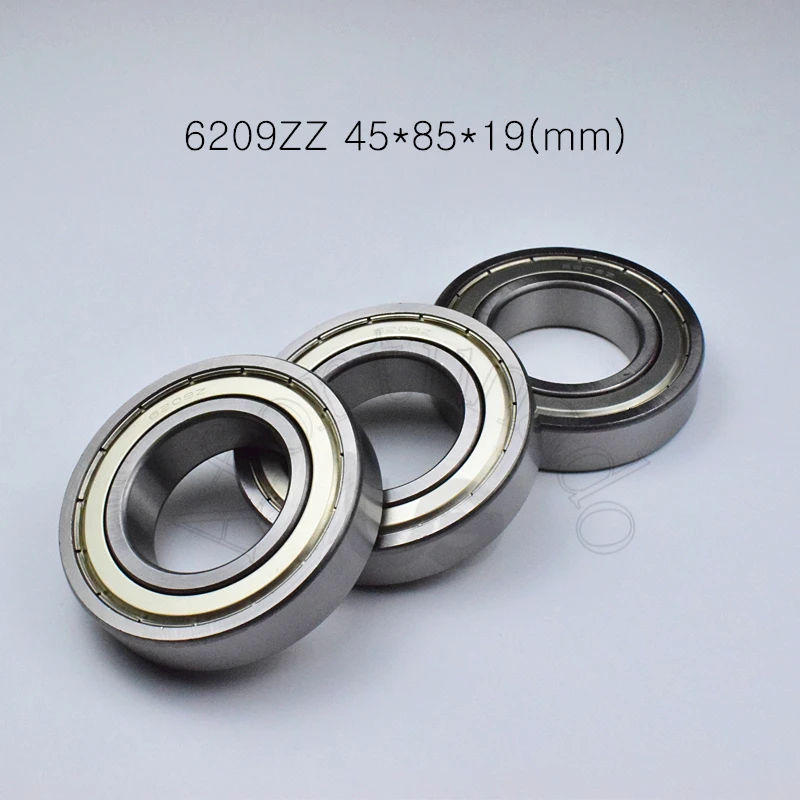 6209ZZ 45*85*19(mm) 1Piece free shipping bearings ABEC 5 metal sealing ...