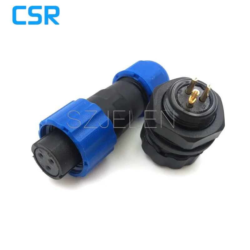 Sd13, 3-pin Waterproof (female) Socket (male), Led Cable Connector ...