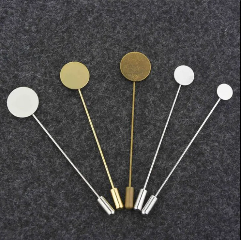 10pcs-10-15mm-Silver-Tone-Round-Blank-Brooch-Bases-Tray-Lapel-Stick ...