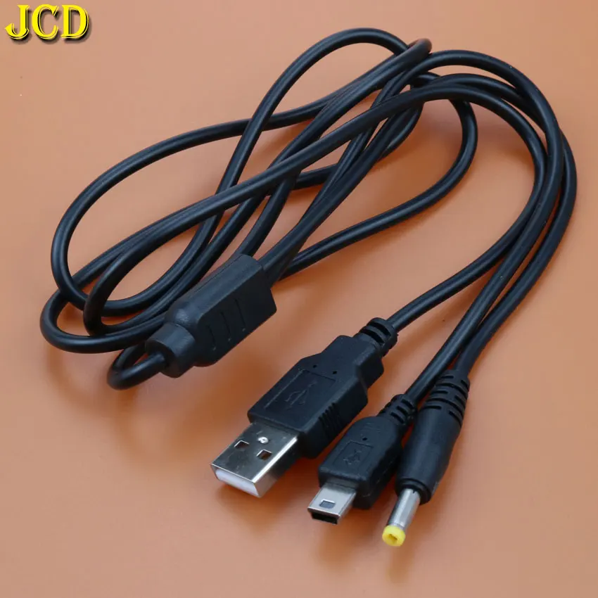 JCD Cable de carga USB 2 en 1 para PSP 1000, 2000, 3000, transferencia ...