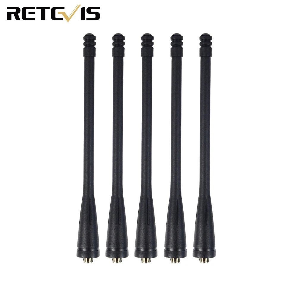 5pcs Original Retevis UHF 400 480 MHz SMA F Antenna for Retevis RT7 Two ...