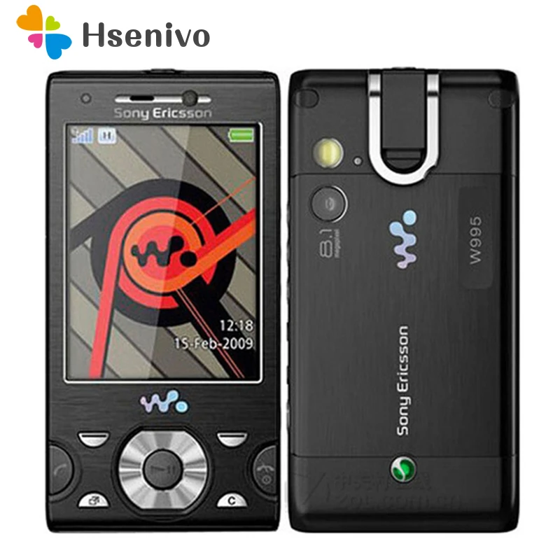 Sony Ericsson W995i Refurbished-original Unlocked W995 Mobile Phone Slider Music Phone 3g Wifi ...