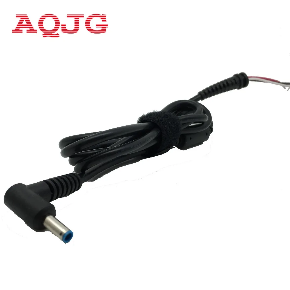4.5x3.0 DC Power Charger Plug Cable blue Connector with pin for hp ...
