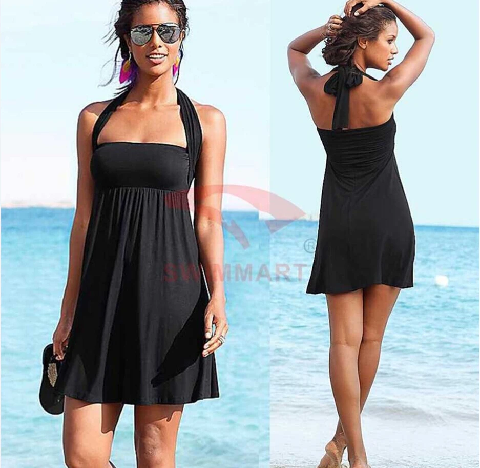 2015 Summer Novelty Bikini Dress European Style Womens Tunic Sexy Dress Women Beach Cover Up