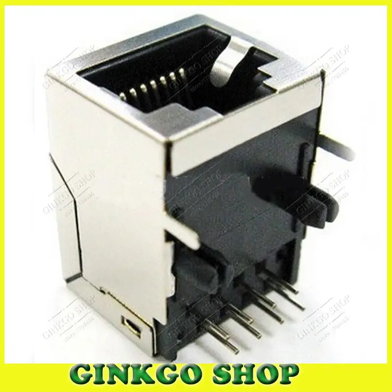 200pcs/lot New RJ45 LAN Modular Network Connector 59 8C 21.5mm Front ...