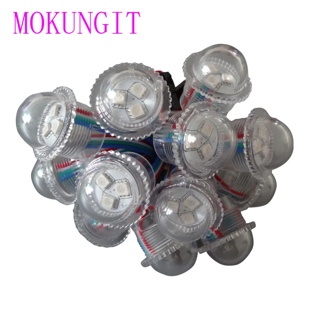 600pcs D26 RGB Color26mm 3leds 5050 smd led module light source ...