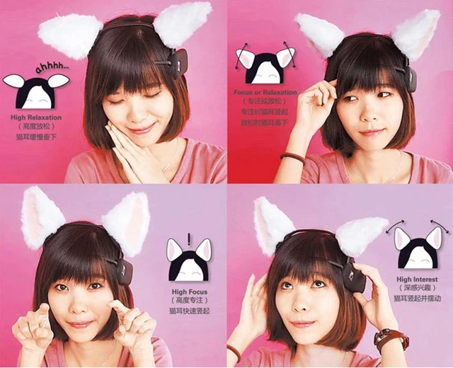 Necomimi Ears Black
