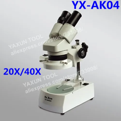 Microscopio binocular estéreo 20x 40x para reparación de teléfonos móviles con anillo de luz y ...