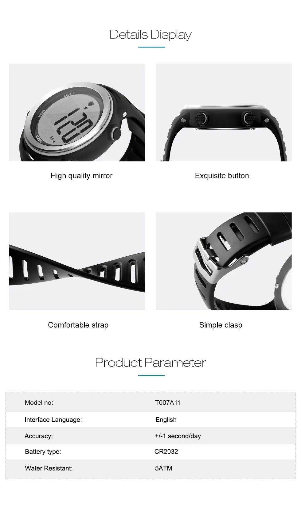 EZON รุ่นT007 Heart Rate Monitor