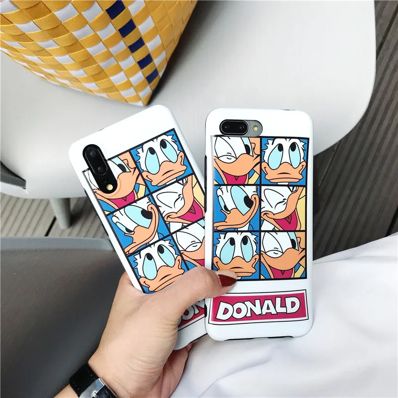 Cute Cartoon Donald Duck Phone Cases For Huawei Mate 10 Honor 9 P20 ...