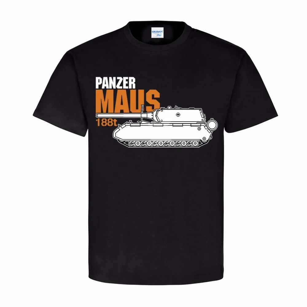 2019 New T-shirts Men Awesome Shirts Panzer Maus 188t Panzerkampfwagen ...