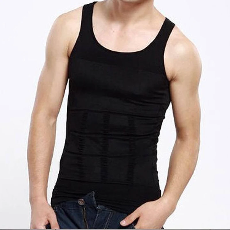 Men's Body Sculpting Vest Winter Tights Slim Lift Thin Chest Waist ...