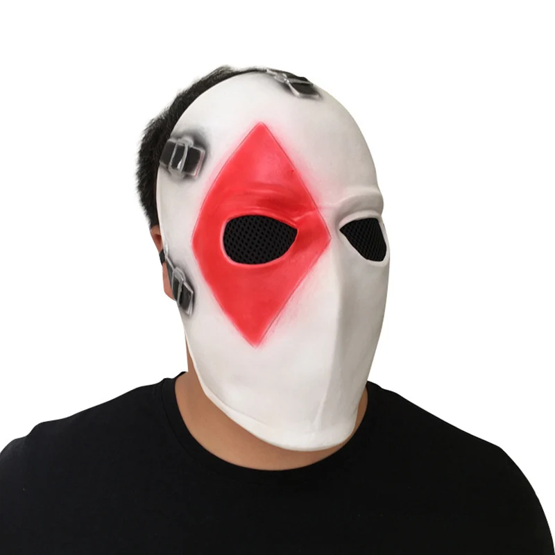 Wild Card link Mask Game Battle Royale Wild Card link Cosplay Latex ...