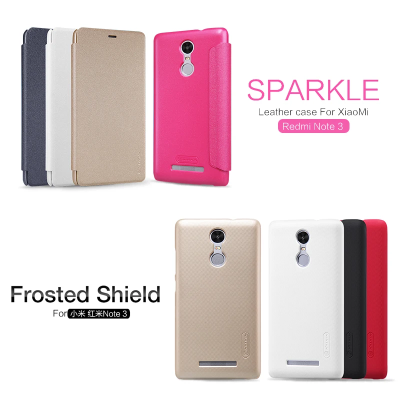 Para redmi note 3 redmi note 3 Caso nillkin Flip cubierta PC duro ...
