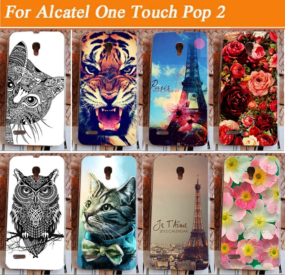 New pattern Fashion diy Printed cell Phone Case For Alcatel One Touch ...