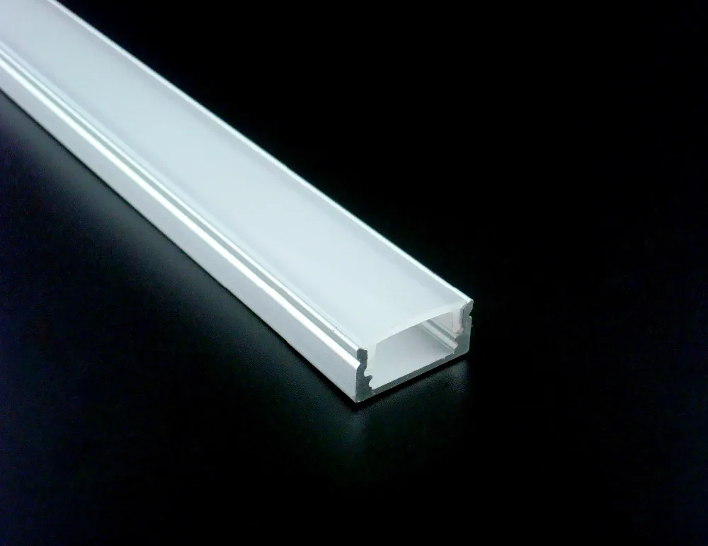 50pcs 2 meters 1707D aluminium profile with FROSTED cover for width up ...