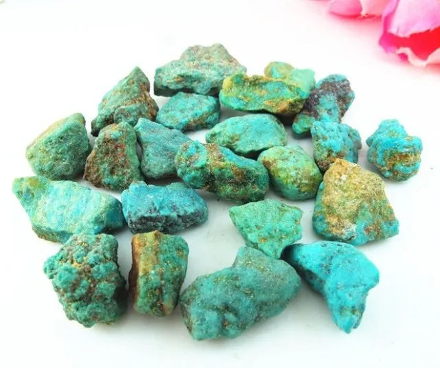 Natural turquoise rough turquoise ore turquoise raw rock mineral ...