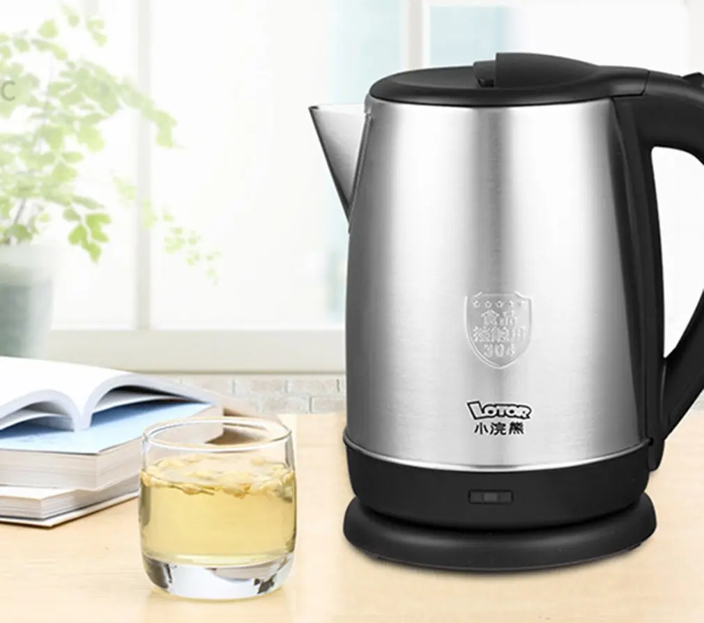 Stainless Steel 1.8 Litre 1500W Cordless Fast Boil Electric Kettle Jug ...