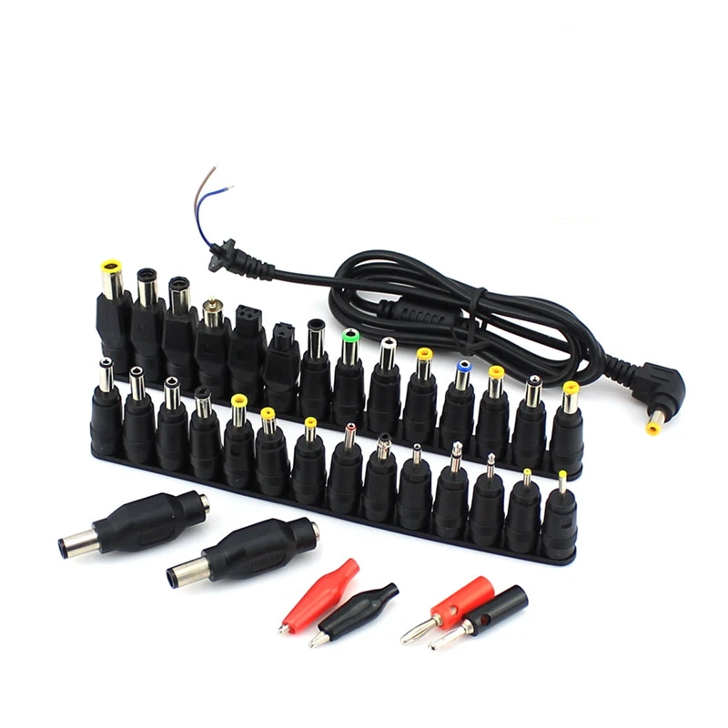34pcs UniversalMulti type Input DC Plug Set Jack Tips Power Adapter ...