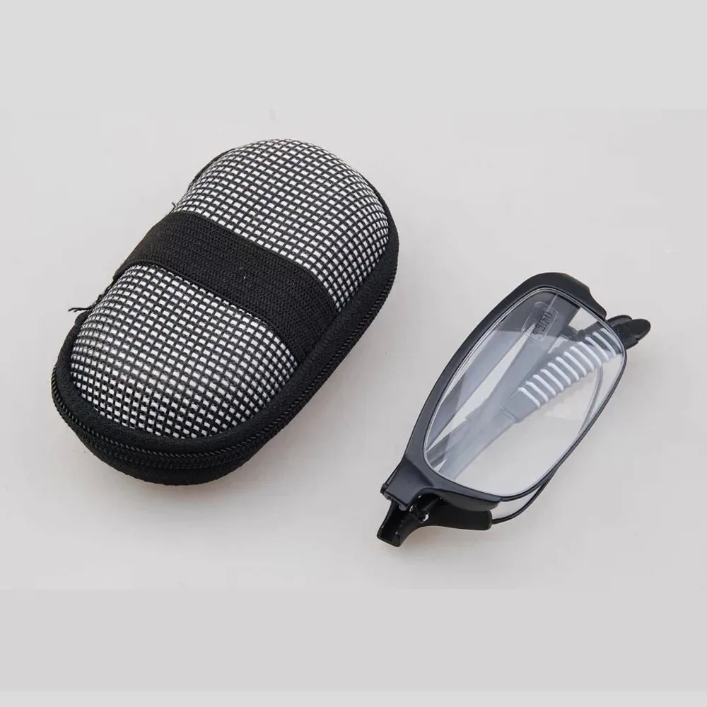 Flexible Mini Folding Reading Glasses With Case Foldable Rx 10 To 35 Presbyopia Hyperopia