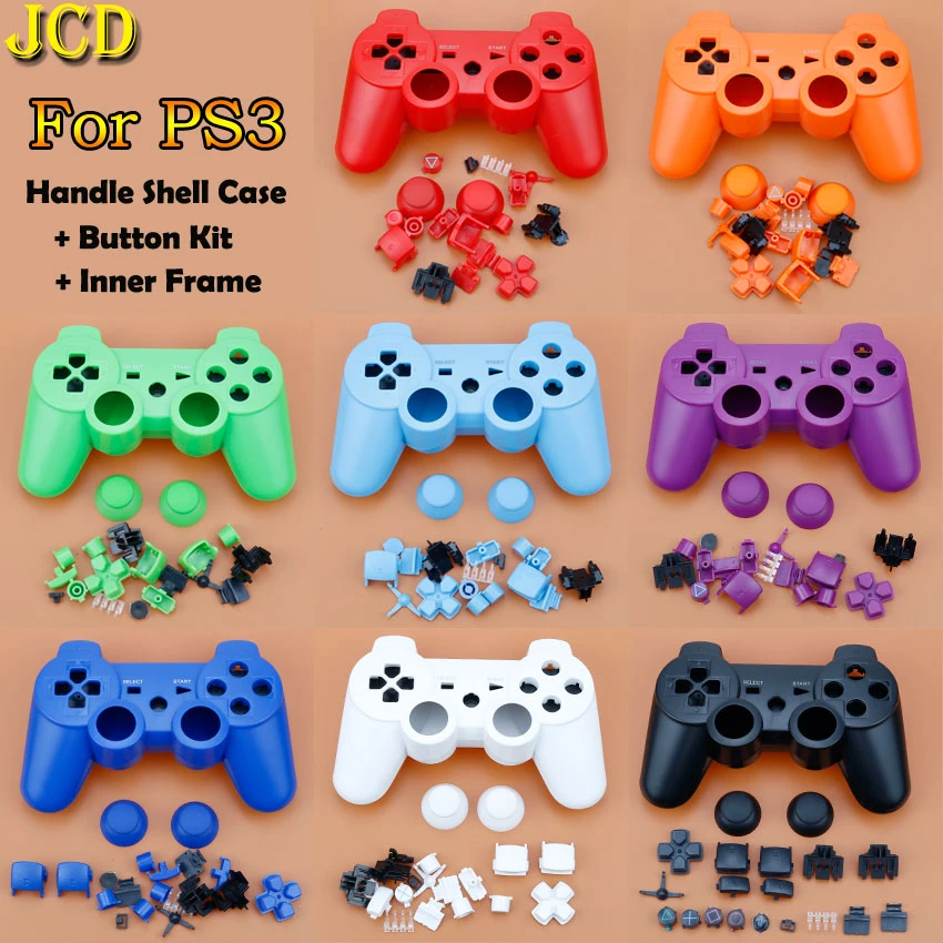 Jcd For Ps3 Controller Housing Shell Cover Case W/ Inner Frame Full ...