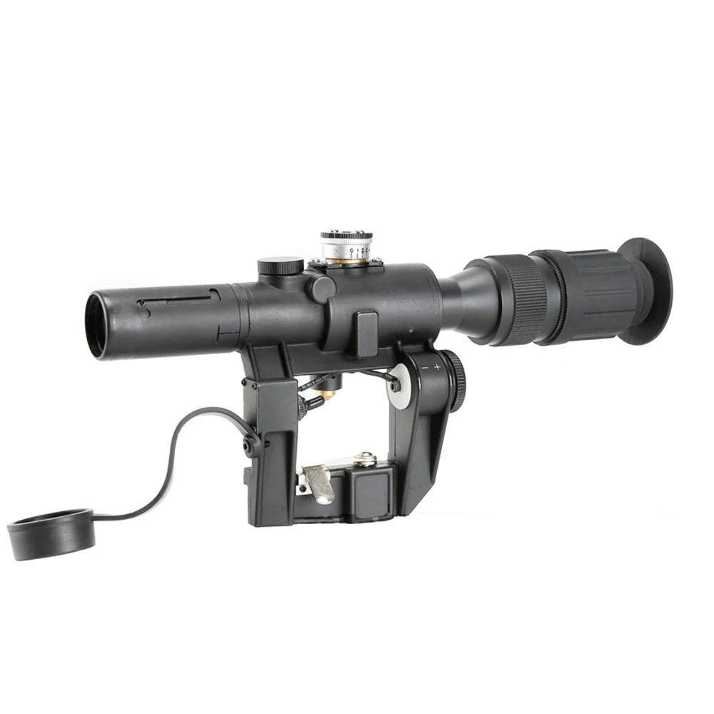 optics Dragunov 4x24 SVD First Focal Plane Sniper Rifle Scope Fit AK 47 ...