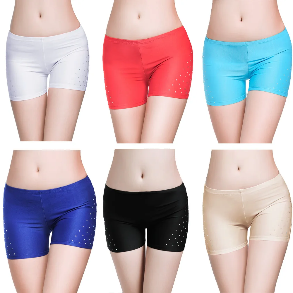 Sexy Hot Short Rhinestone Safety Shorts Bellydancing Pants Belly Dance