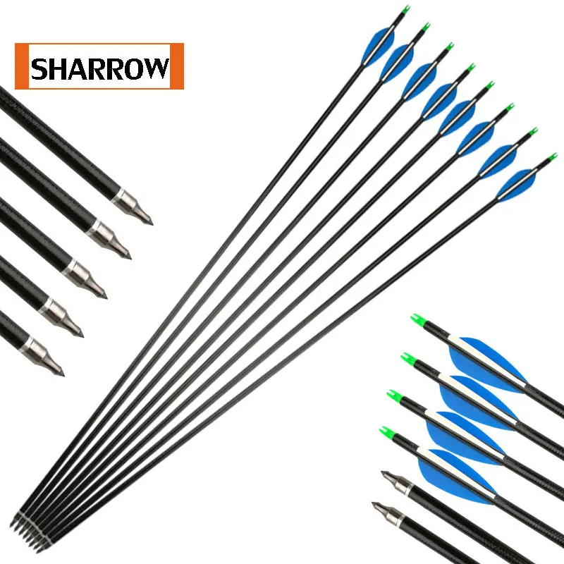 6 pcs Spine 500 Shooting Arrows Glass Fiber Steel Fixed Arrows Outdoor ... 6 pcs Spine 500 Shooting Arrows Glass Fiber Steel Fixed Arrows Outdoor ...