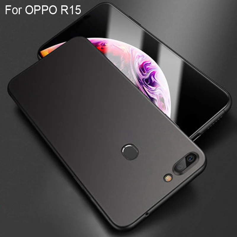 Funda para OPPO R15 r15, carcasa fina esmerilada, arenisca, suave, mate, TPU, OPPO R 15, OPPOR15 ...
