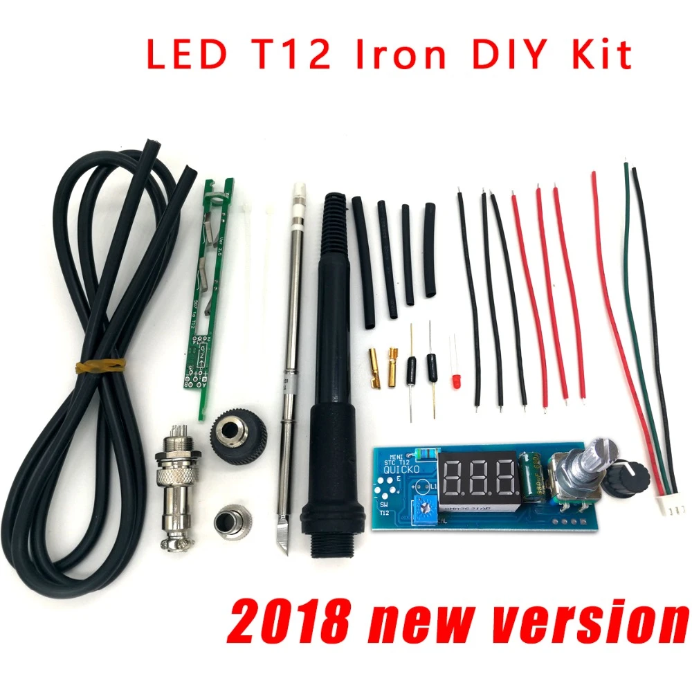 Stc-t12 Solder Iron Diy Kits/unit Digital Soldering Iron Station Temperature Controller Kits ...