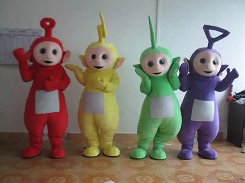 Adult Cute Teletubbies Mascot Costume Multiple Color Fancy Dress ...