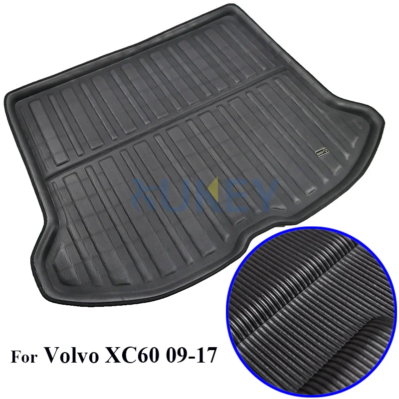 Rear Trunk Boot Liner Cargo Mat Fit For Volvo XC60 2009 2017 Tray Floor ...
