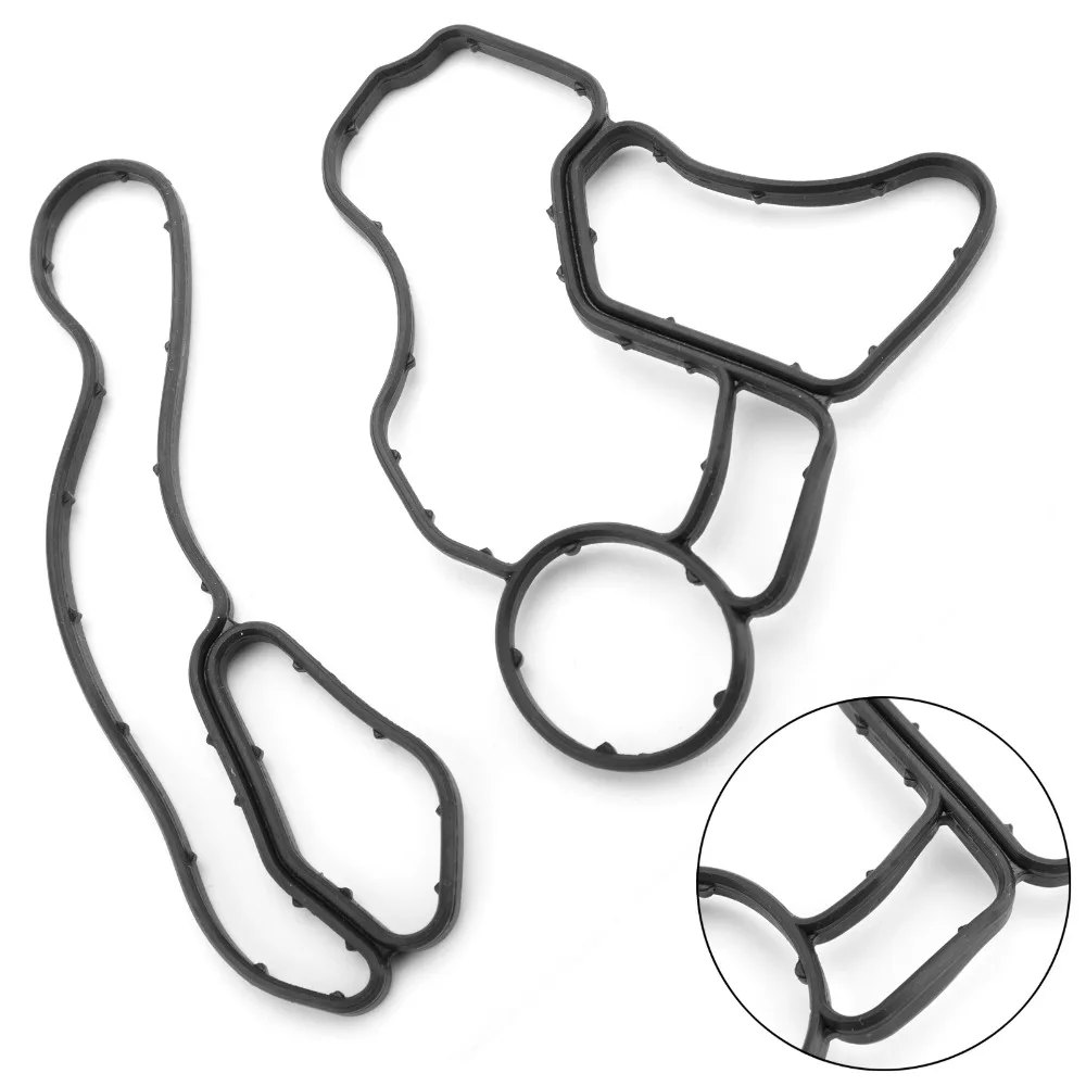 Areyourshop Car Engine Oil Filter Housing Gasket&Cooler Seal Set ...