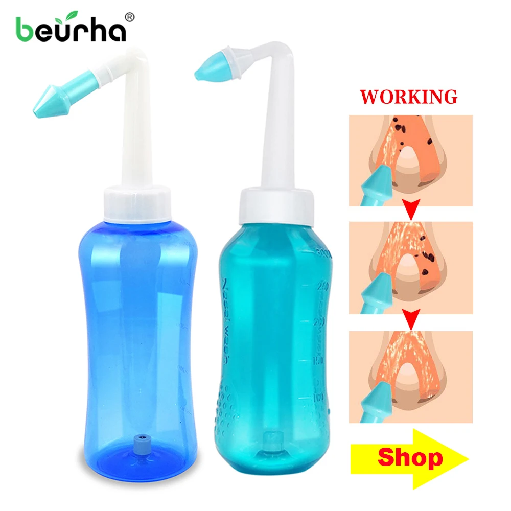 Medical Healthy Neti Pot Nose Cleaning device Nose Wash Nasal Cavity ...