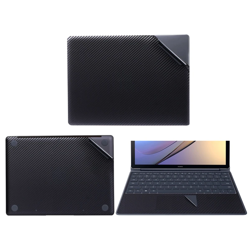 Black Carbon Laptop Sticker for Huawei MateBook E 12 D 15.6 inch ...