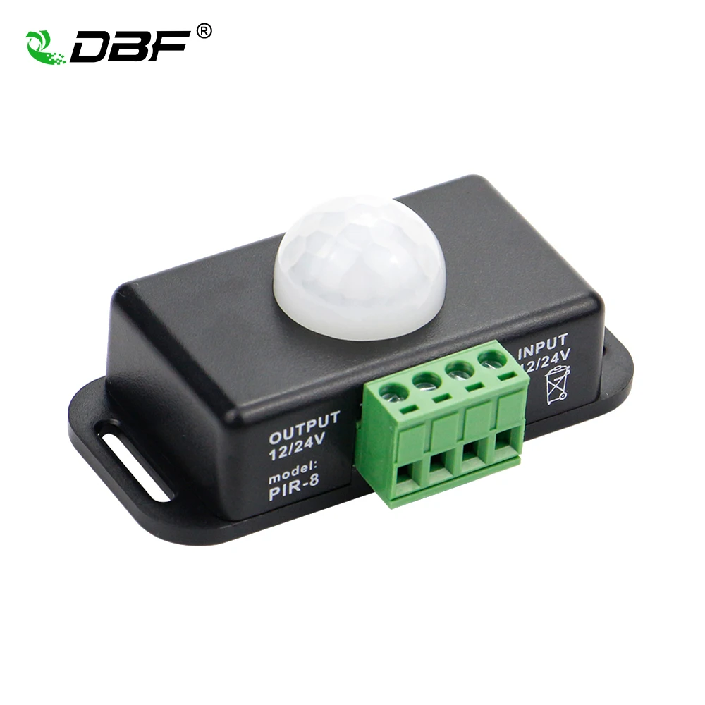 1pc DC12 24V 6A Human Body Induction Lamp PIR Sensor Detector Motion ...