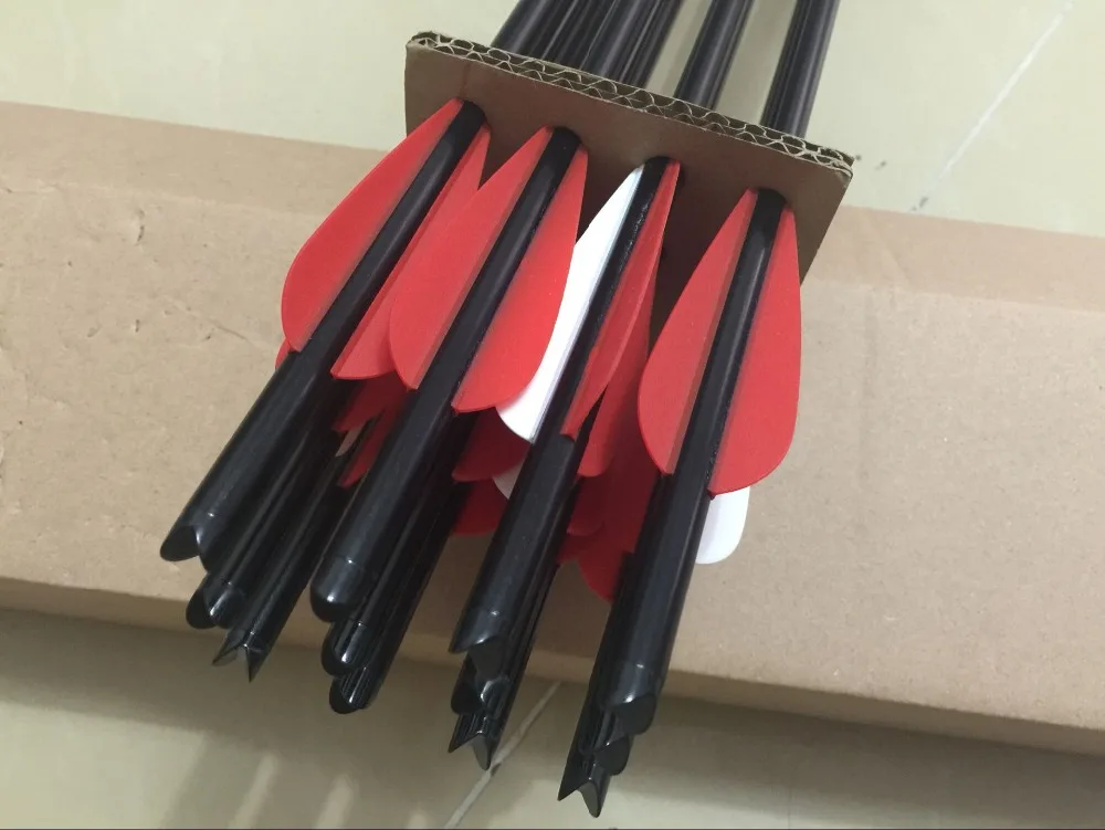 12PK Archery shooting 18 inches aluminum crossbow bolts for hunting ...