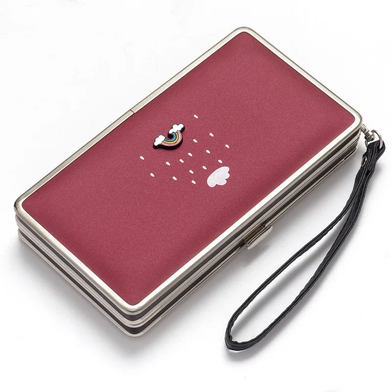 Homeda Pu String Wallet Coin Zipper Ladies Purse Decor Ornamentation ...