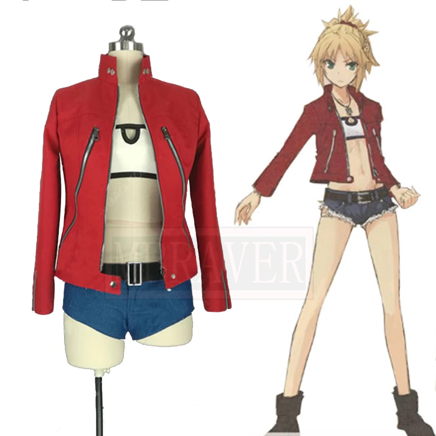 Fate-Apocrypha-FA-Saber-of-Red-Mordred-Casual-Outfit-Cosplay-Costume ...